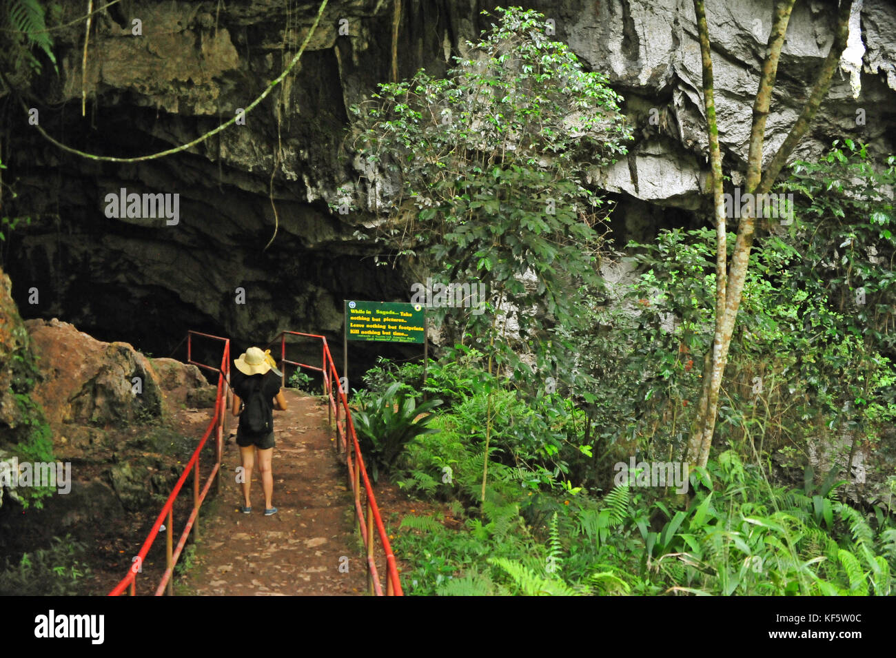 Sagada Cave Exploring, Mountain Province, Luzon, Philippines Stock ...