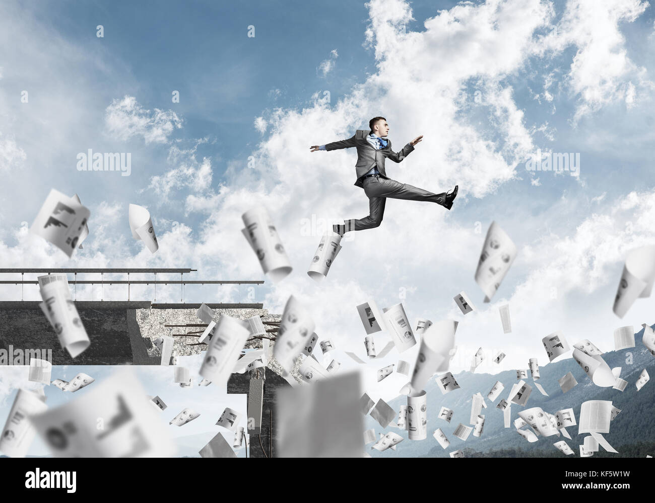 Problems and difficulties overcoming concept Stock Photo - Alamy