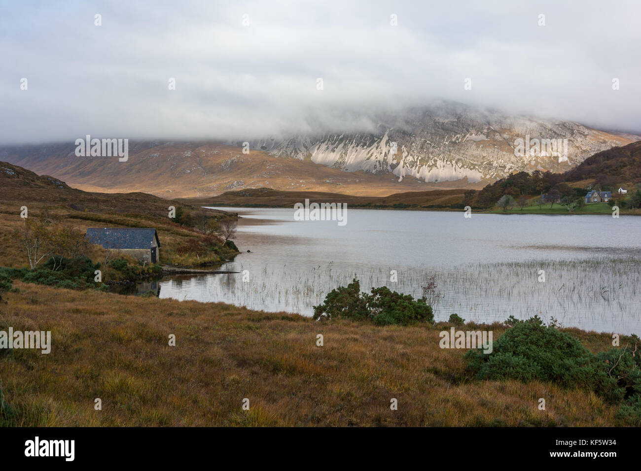 Loch Stack, Sutherland, Scotland, United Kingdom Stock Photo - Alamy