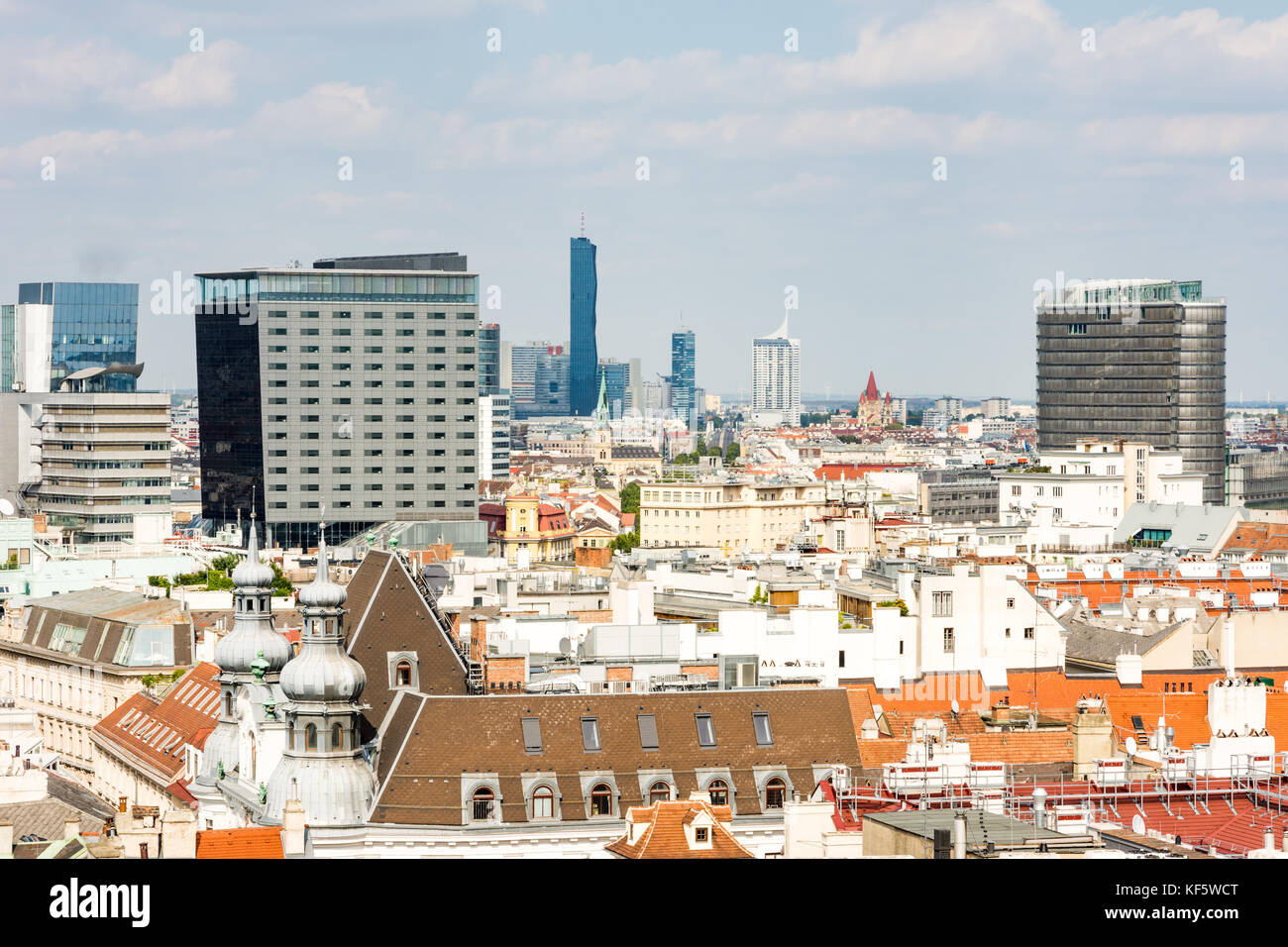 Vienna skyscraper aerial hi-res stock photography and images - Alamy