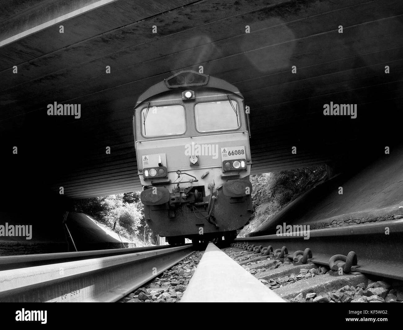 Class 66 locomotive Black and White Stock Photos & Images - Alamy