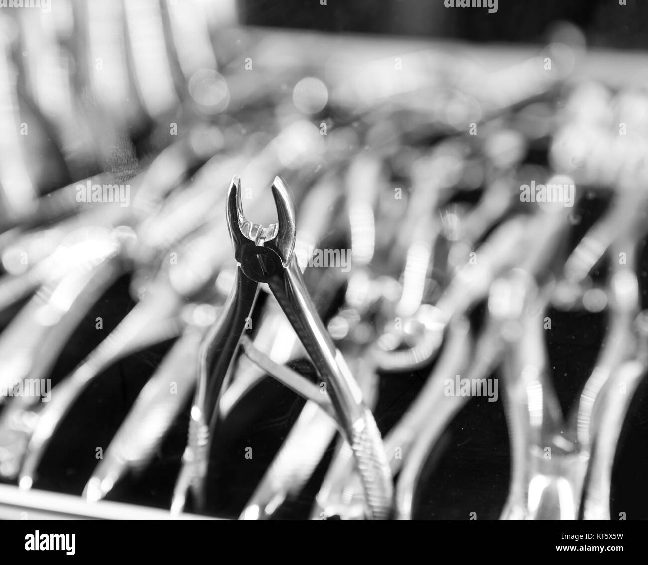 Dental tooth extraction equipment closeup Stock Photo - Alamy