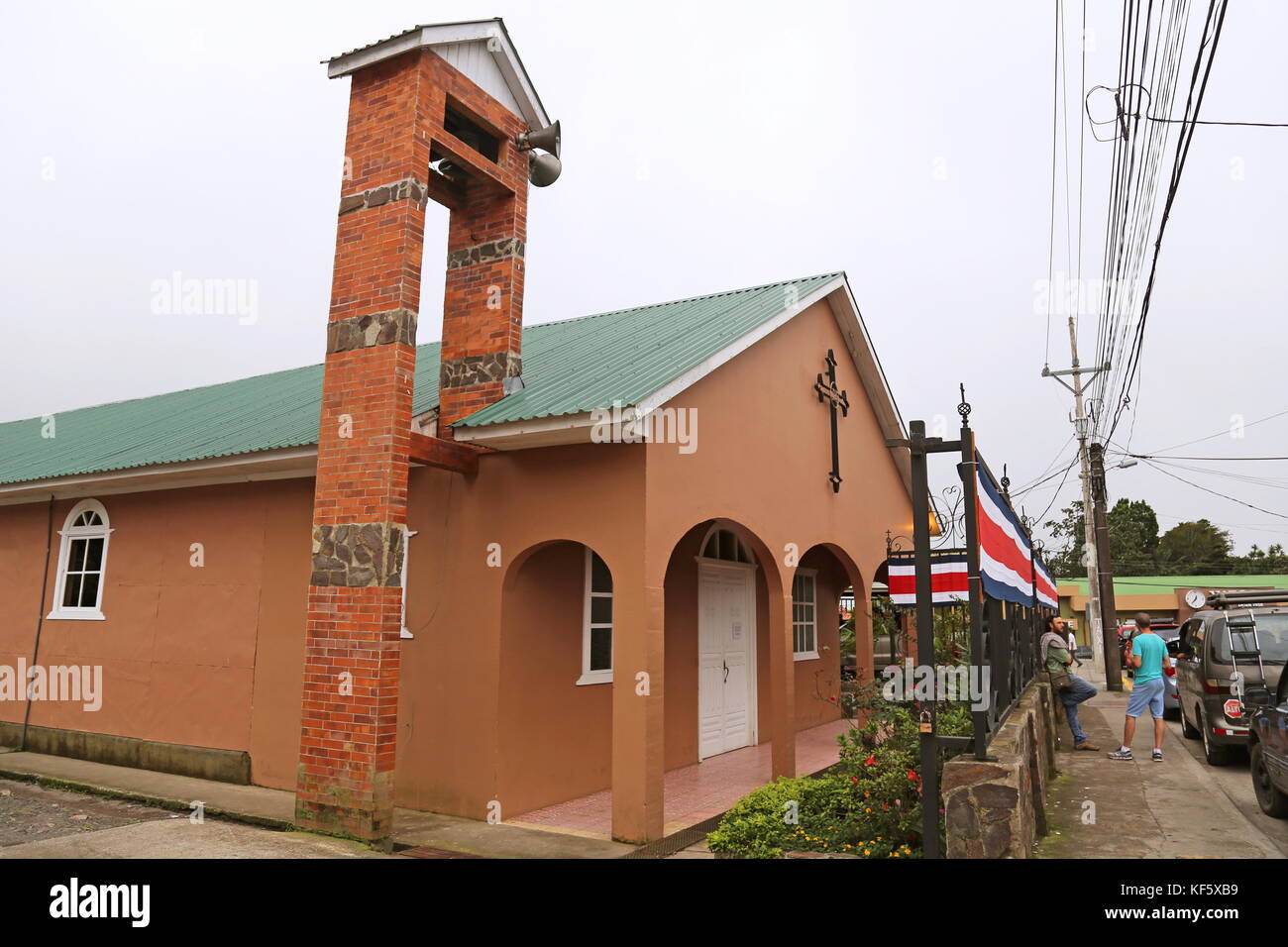 Catholic Church, town centre, Santa Elena (Monteverde), Puntarenas ...
