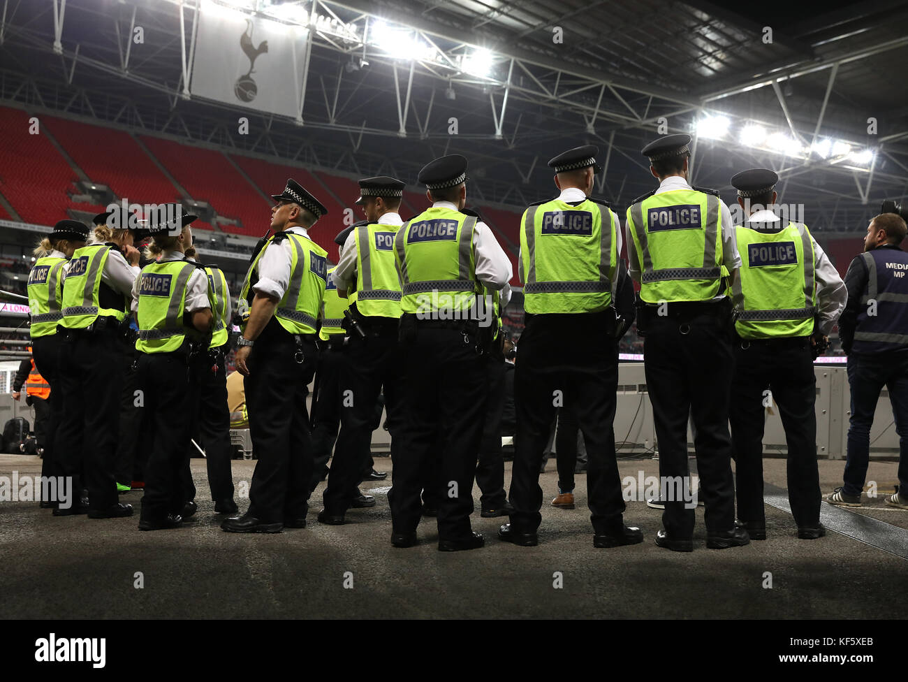 Police football games hi-res stock photography and images - Alamy