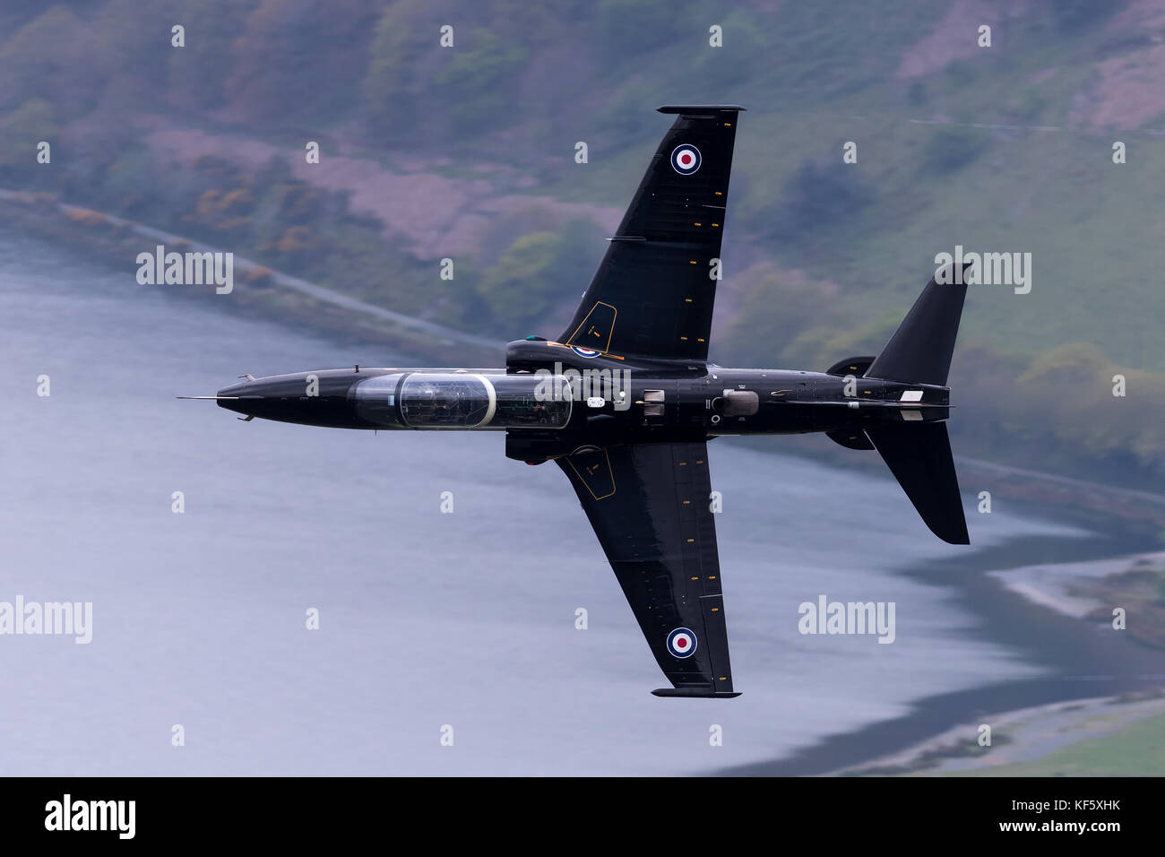 The Mach Loop in Wales is a military low level training location Stock ...