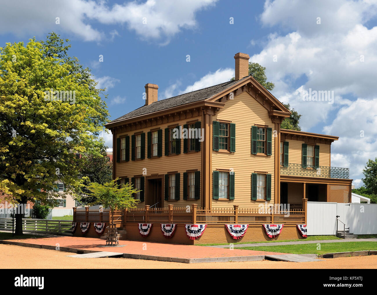 Abraham Lincoln's home in Springfield, Illinois Stock Photo - Alamy