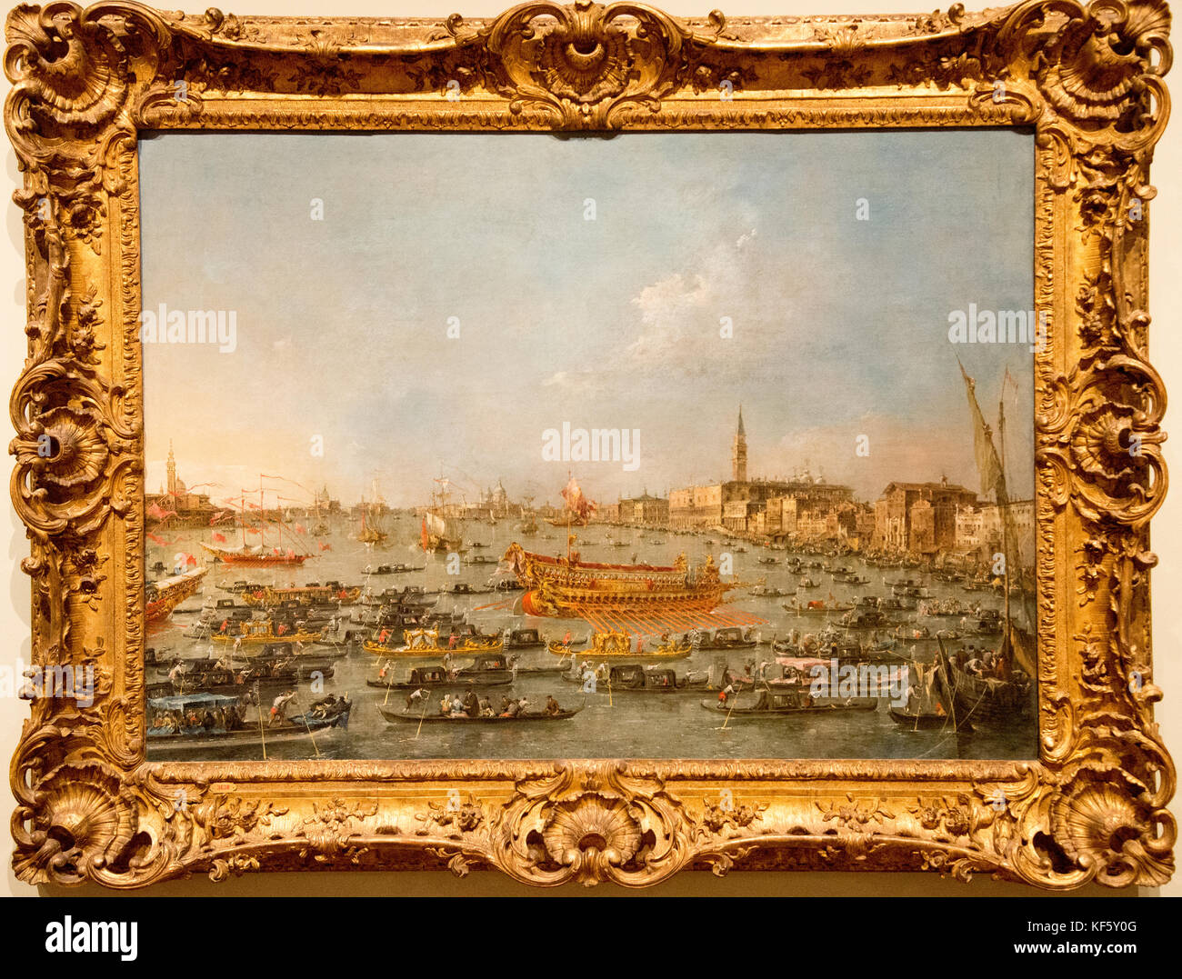 'the bucintoro festival of venice' from Francesco Guardi Stock Photo ...