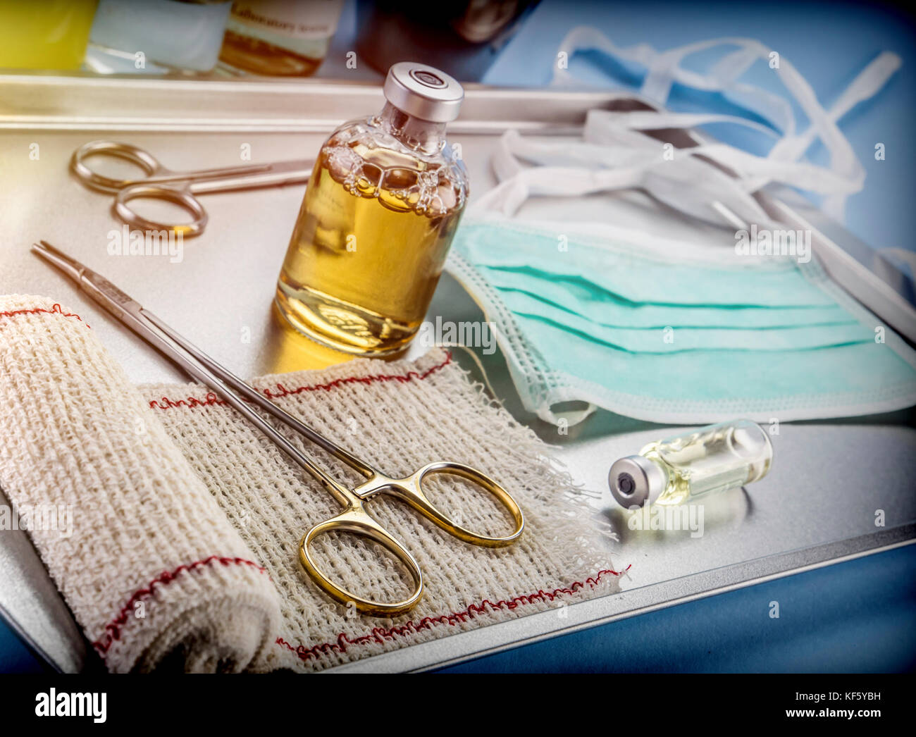 Instrumental surgical in operating room, conceptual image Stock Photo ...
