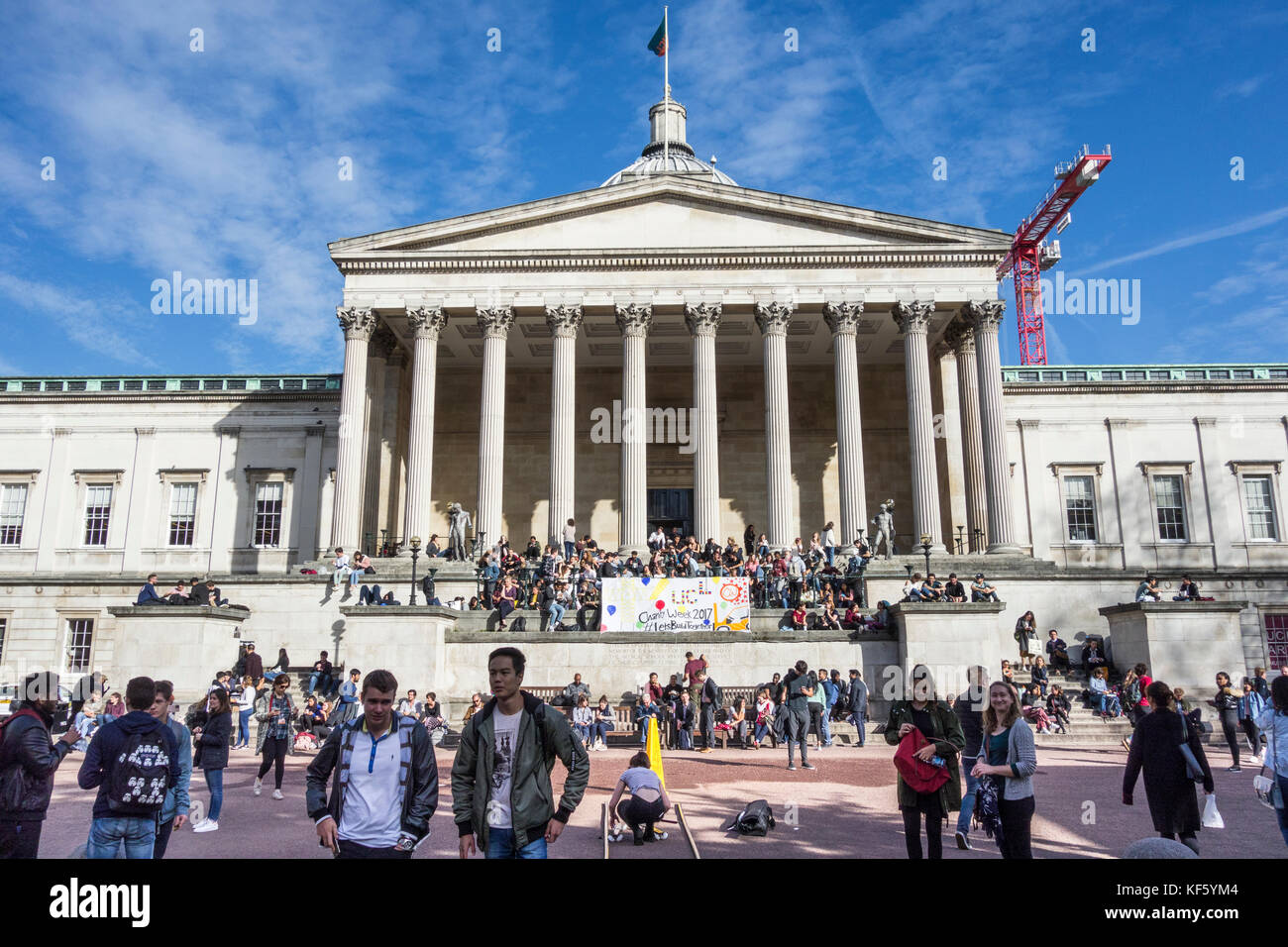 University college london ucl portico hi-res stock photography and ...