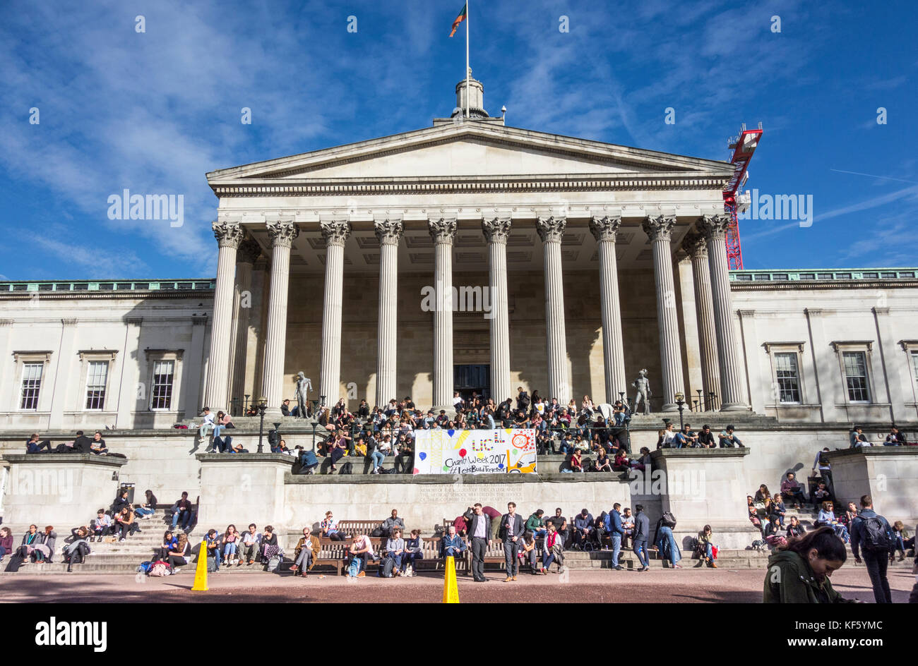 University college london ucl portico hi-res stock photography and ...