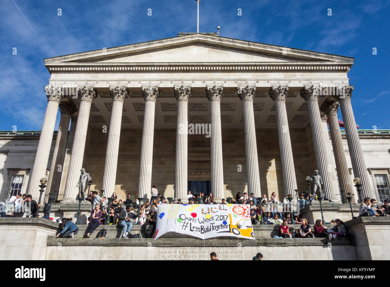 University college london ucl portico hi-res stock photography and ...