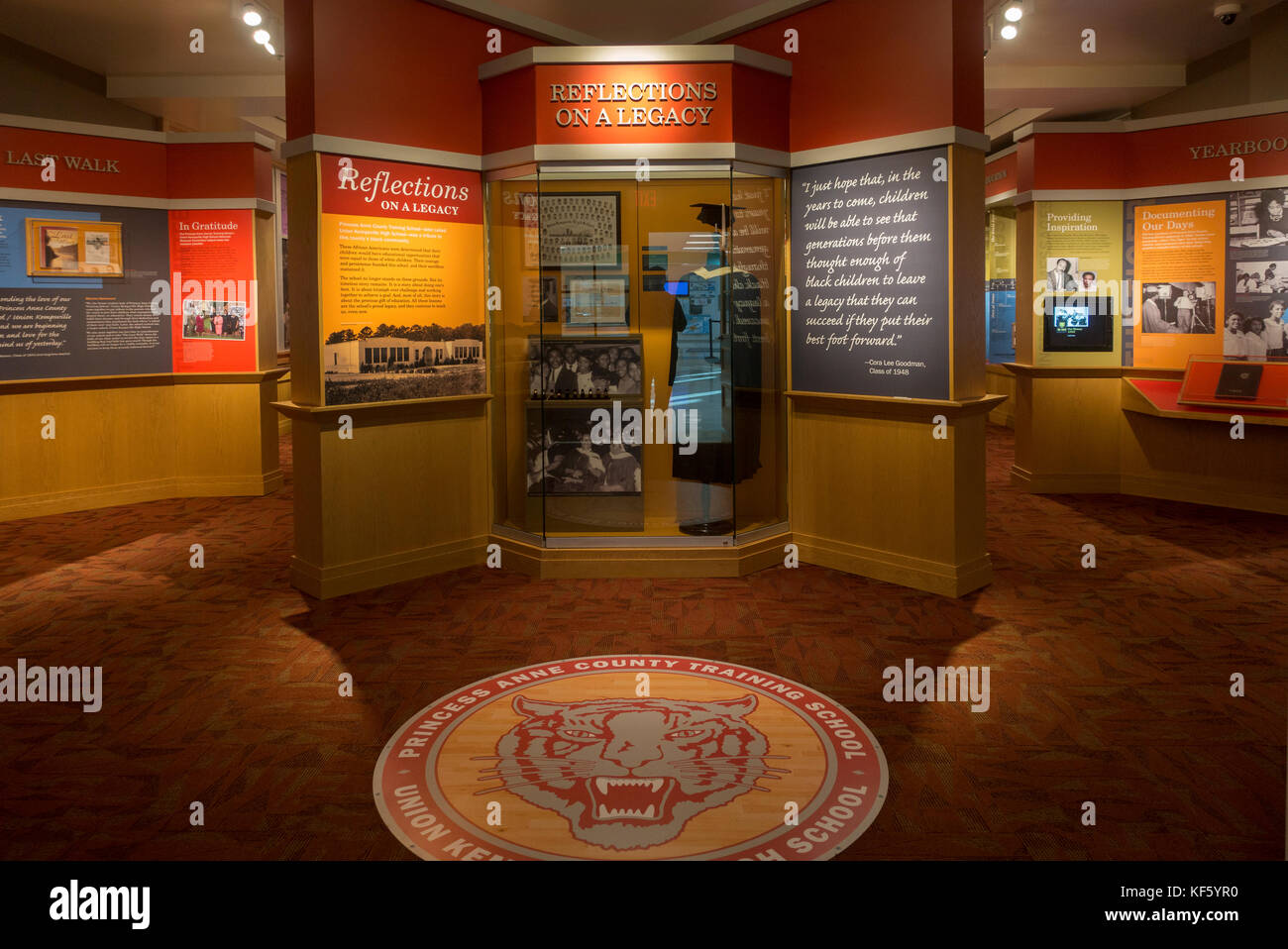 Union Kempsville museum in the high school Virginia Beach VA Stock ...