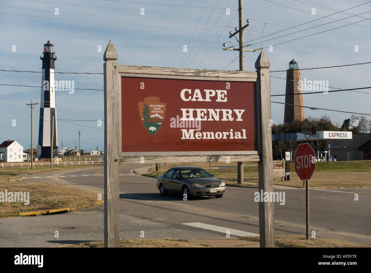 Cape Henry memorial Virginia beach Stock Photo - Alamy