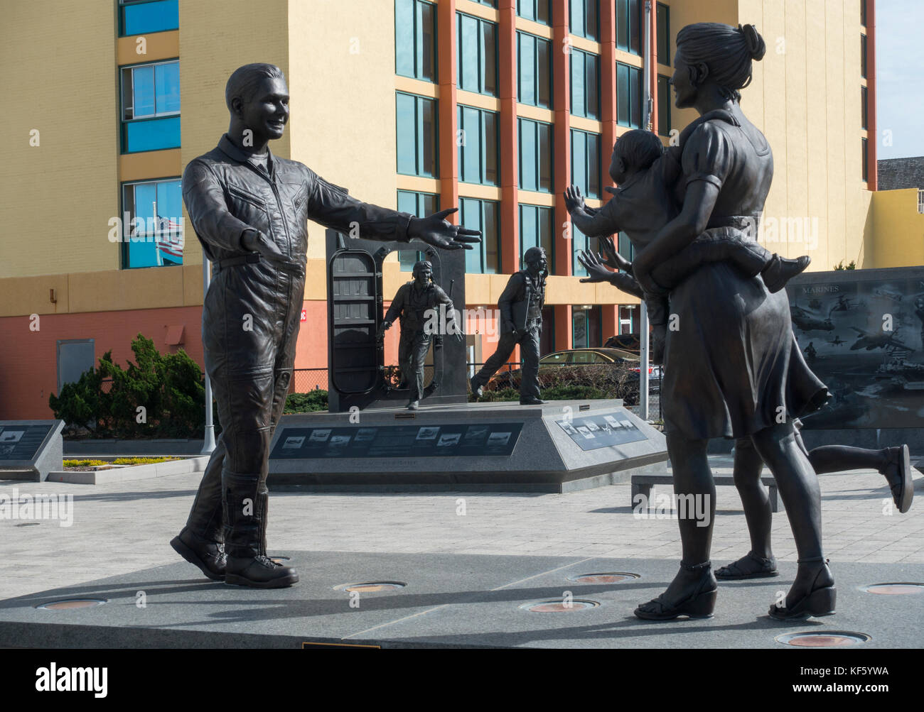 Naval Aviation monument Virginia Beach VA Stock Photo - Alamy