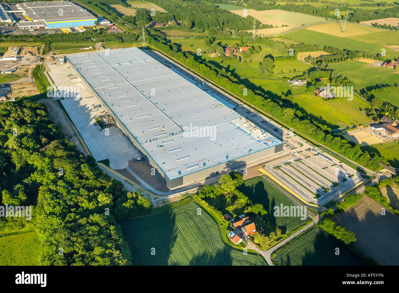 Amazon logistic center Werne, under construction, Baustelle Amazon ...