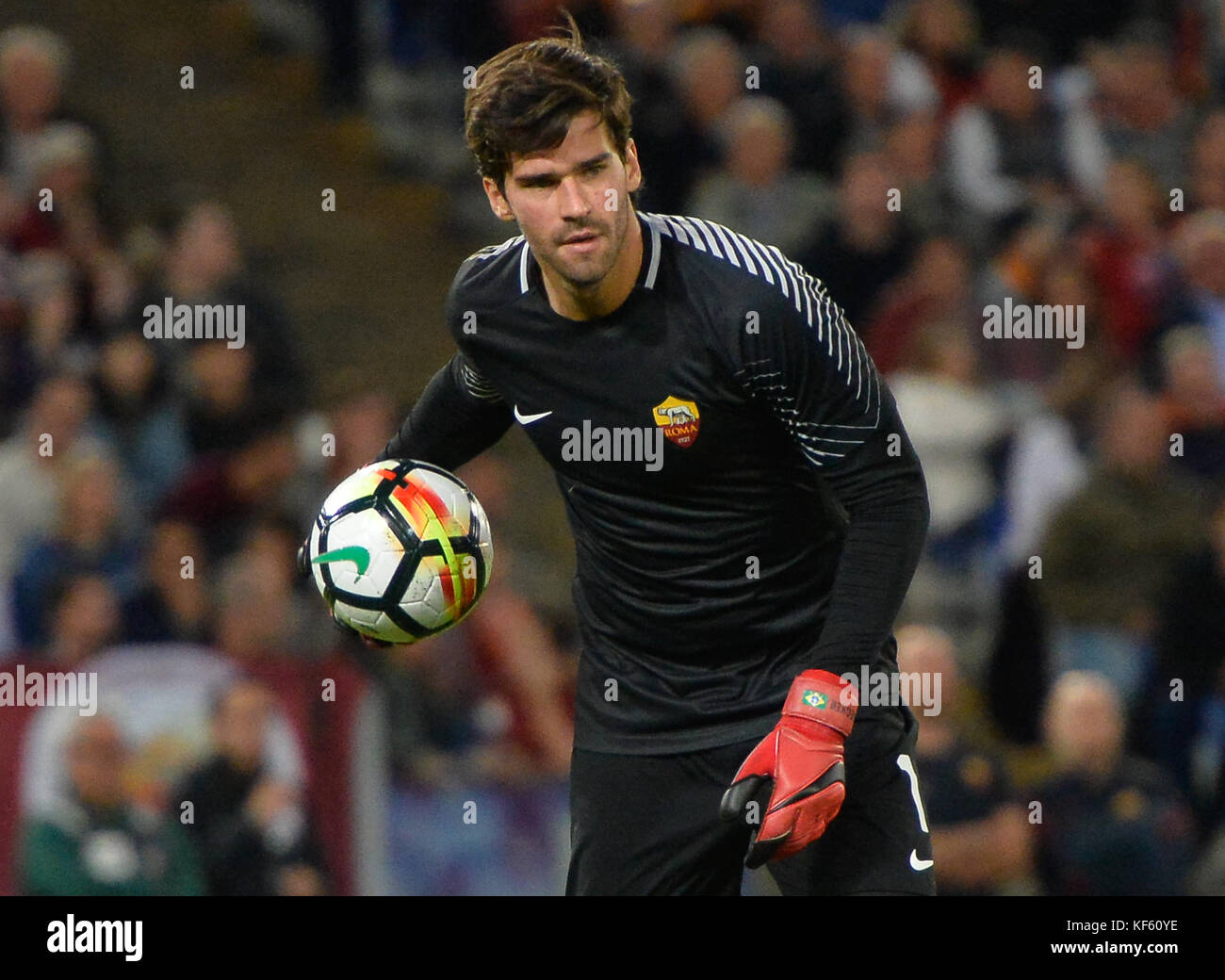 Alisson Becker during the Italian Serie A football match between A.S ...