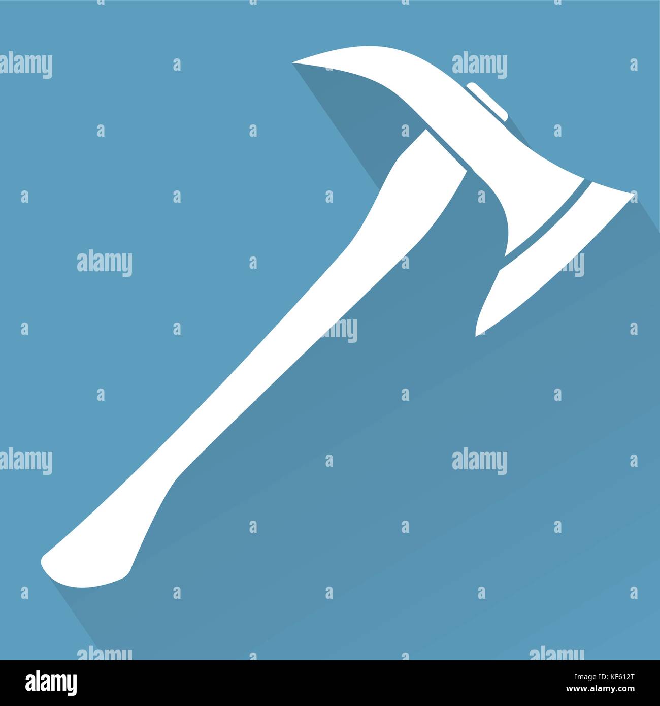 Silhouette of Firefighters Axe Stock Vector Image & Art - Alamy