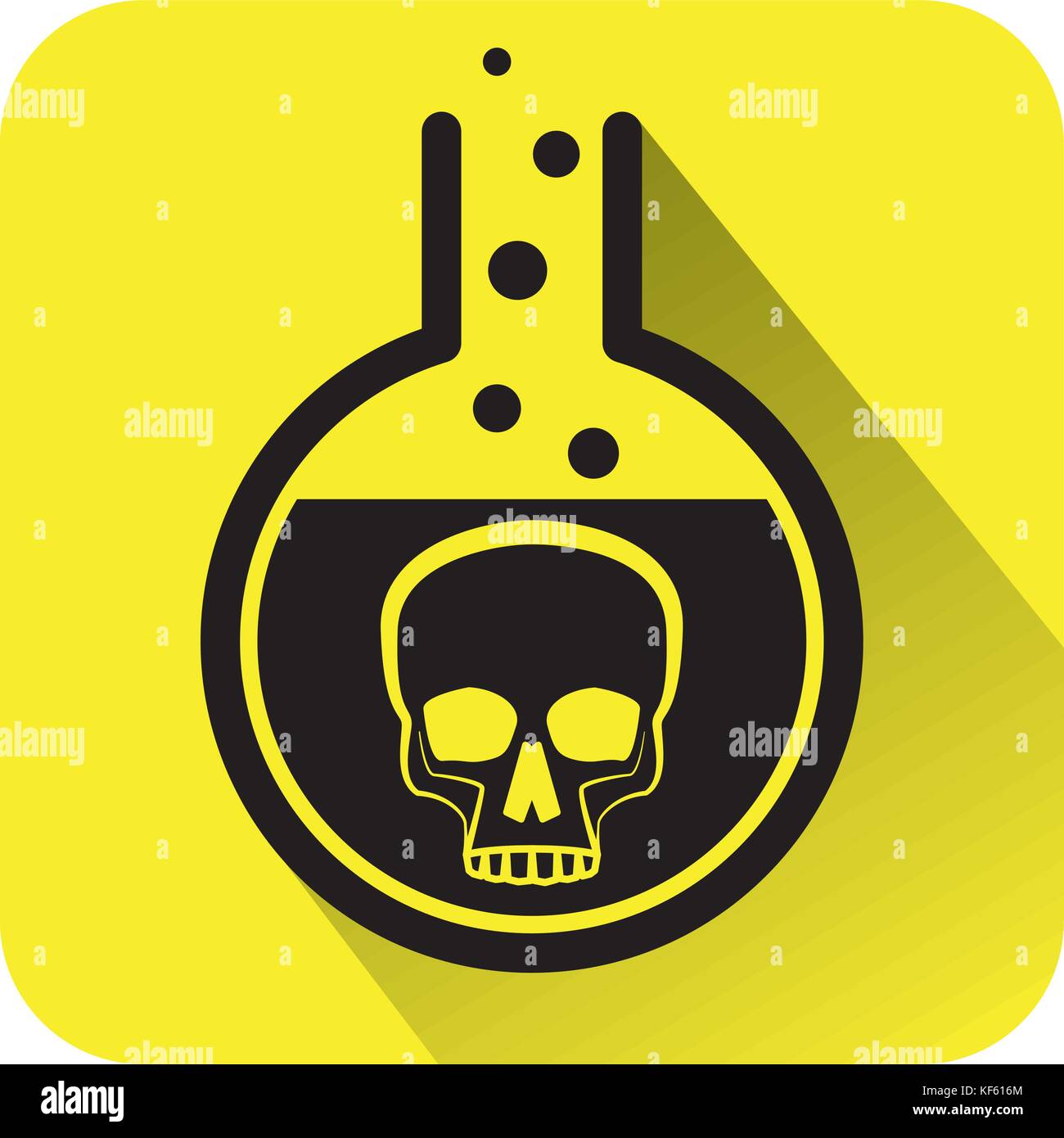 Poisonous Chemical warning sign Stock Vector Image & Art - Alamy