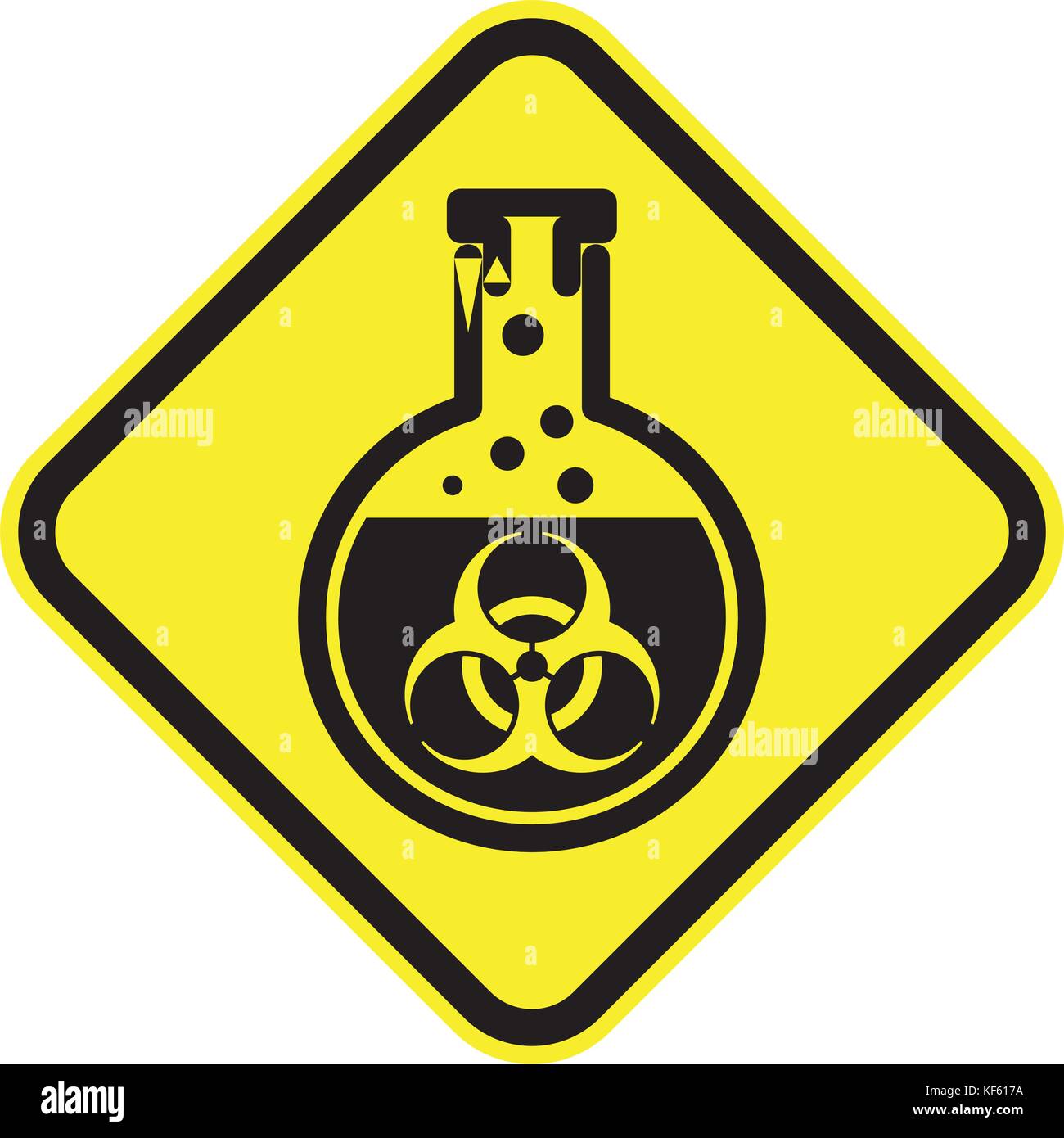 Bio hazard warning sign Stock Vector Image & Art - Alamy