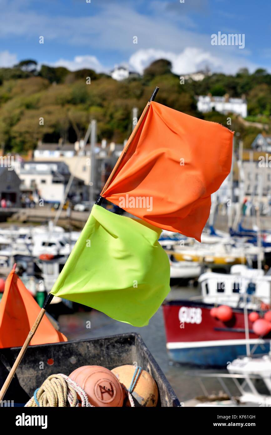 Colourful fish flags Stock Photo - Alamy