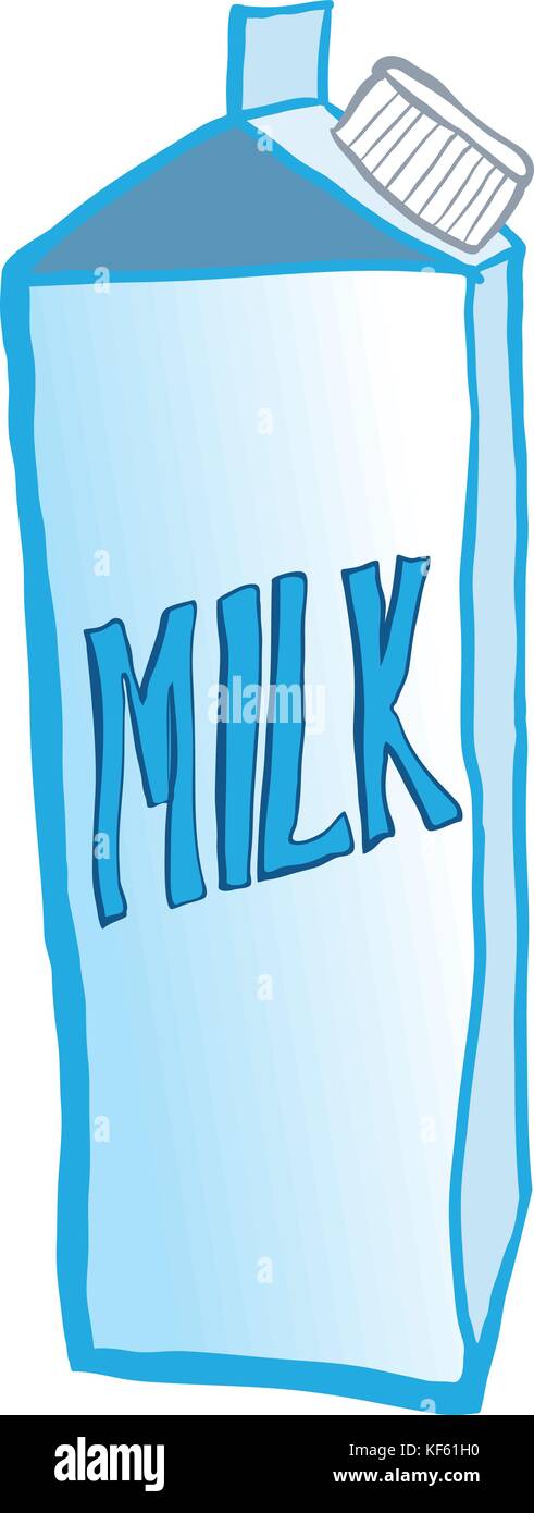 Milk cardboard packaging Stock Vector Image & Art - Alamy