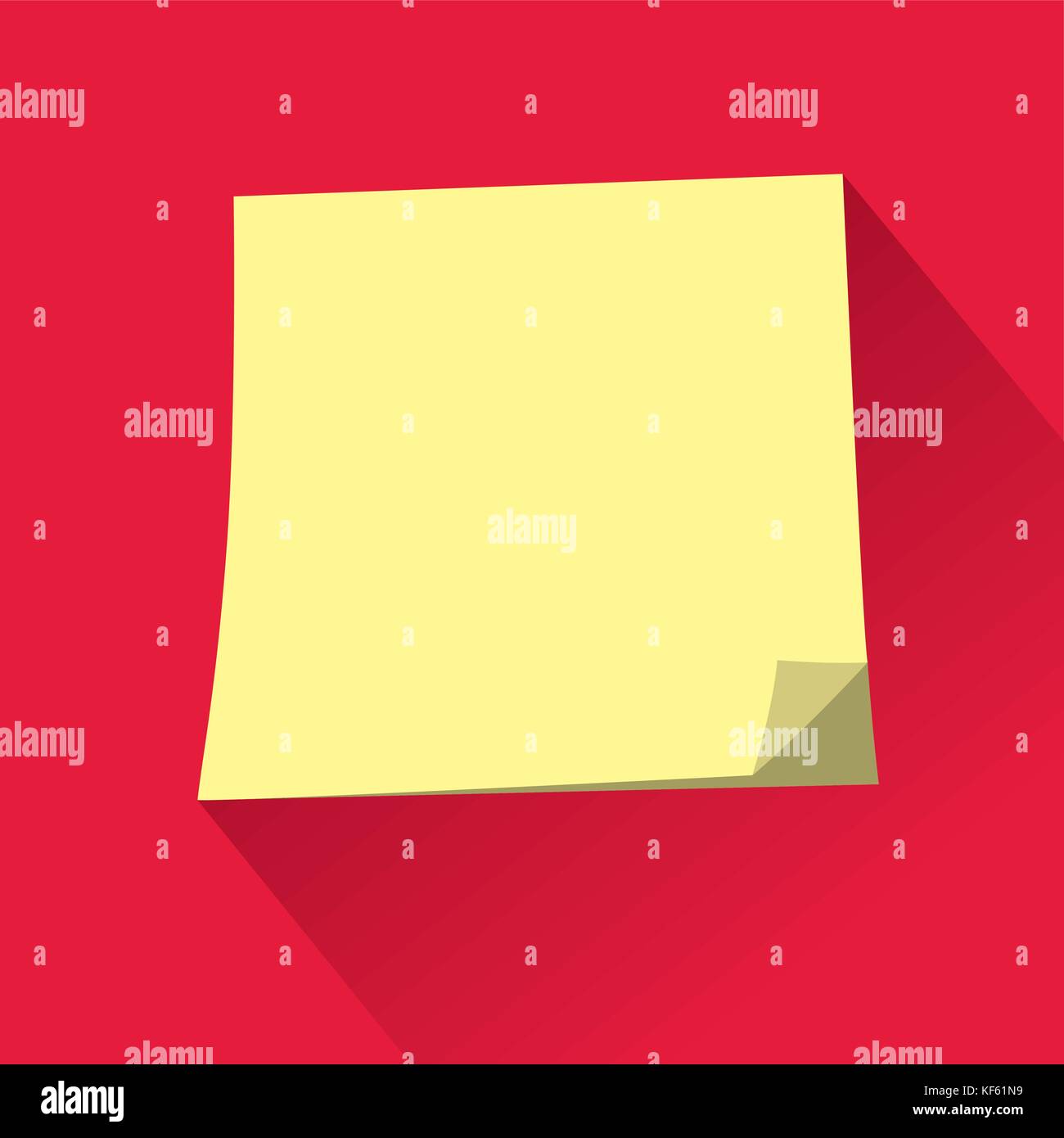 Sticky paper note Stock Vector Image & Art - Alamy