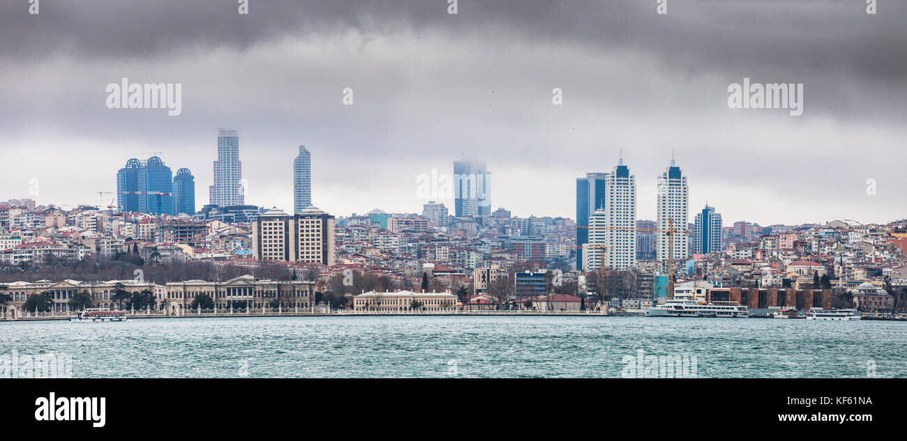 Istanbul European side skyline Stock Photo - Alamy