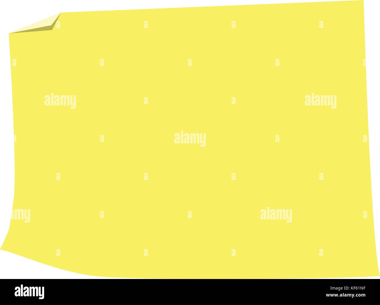Sticky paper note Stock Vector Image & Art - Alamy