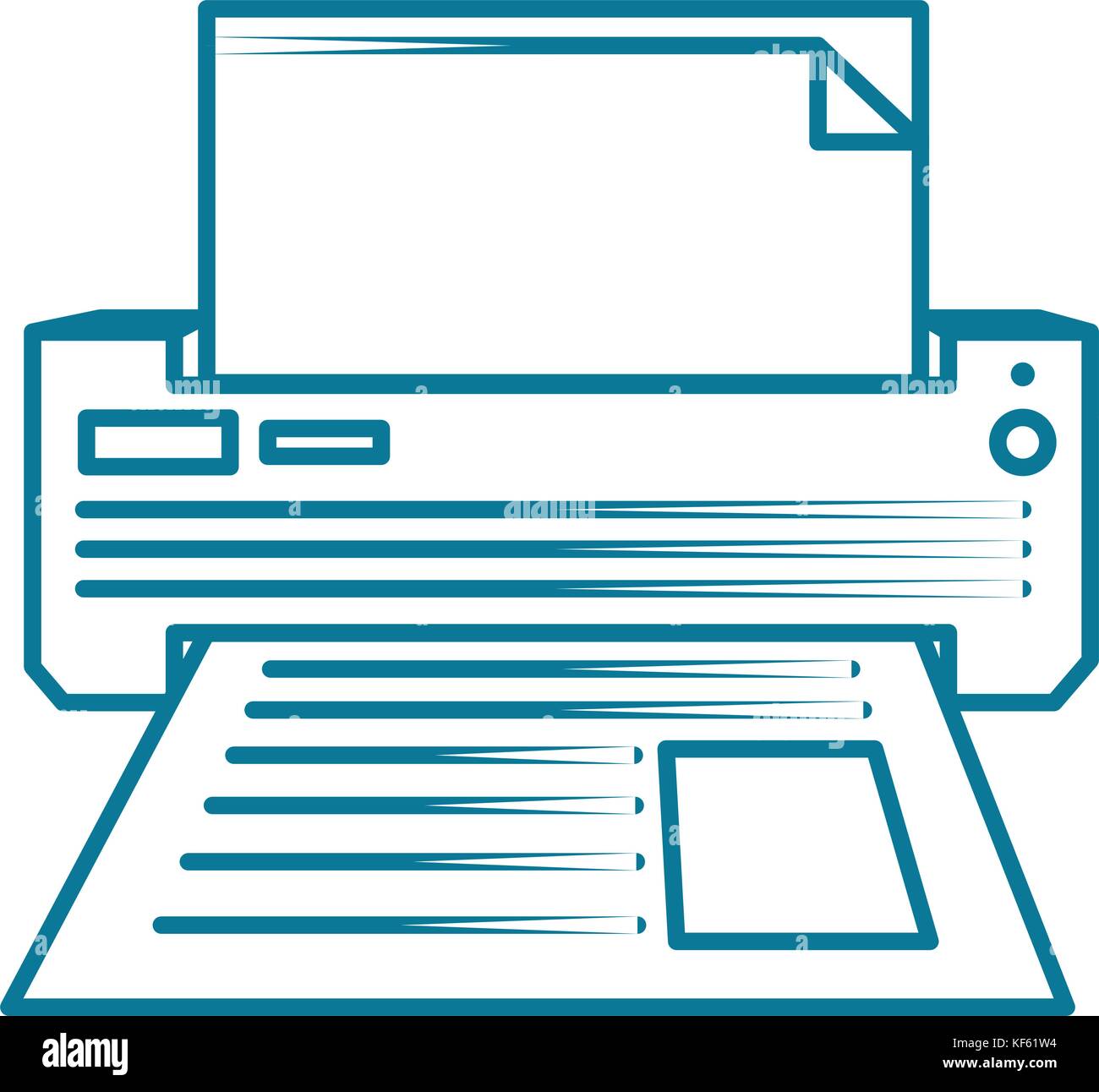 Modern laser printer icons Stock Vector Images - Alamy
