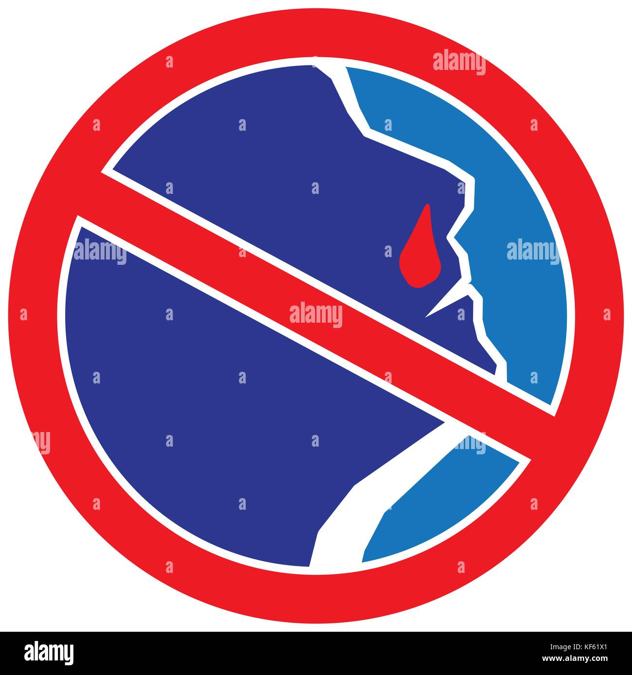 Human nose bleeding drop hi-res stock photography and images - Alamy