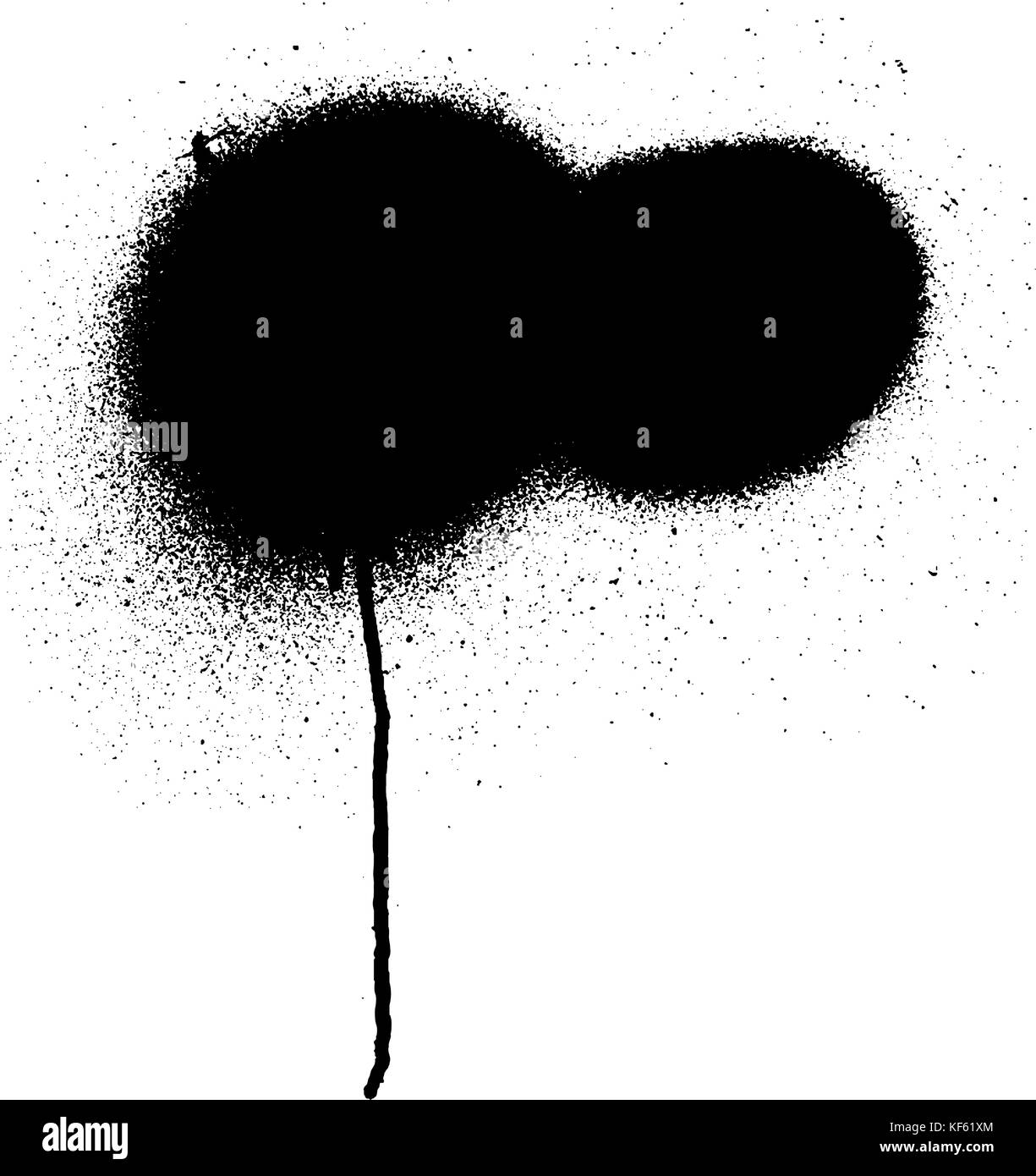 Black paint splash brush Stock Vector Images - Alamy