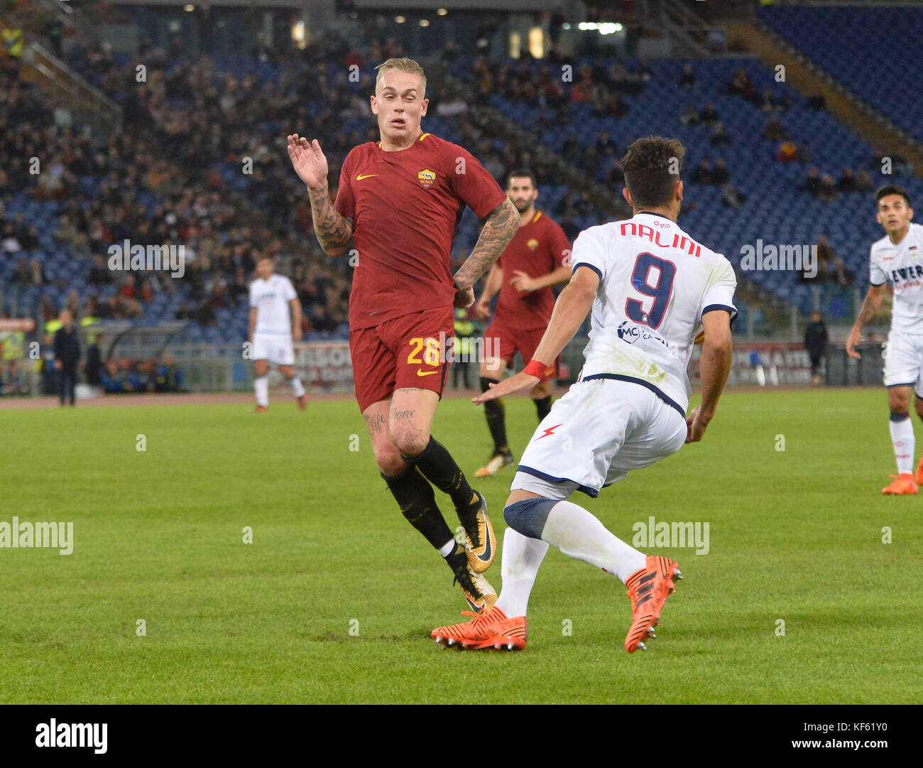 Rick Karsdorp during the Italian Serie A football match between A.S ...