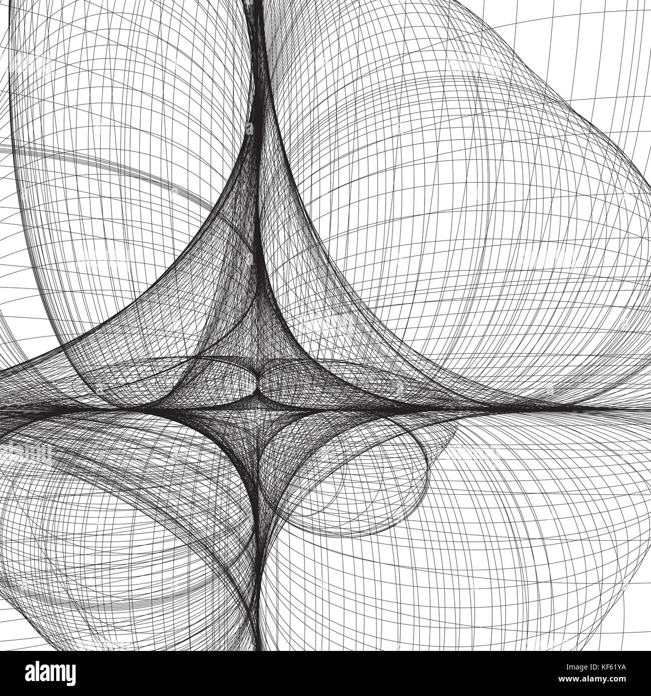 Abstract wireframe grid background Stock Vector Image & Art - Alamy