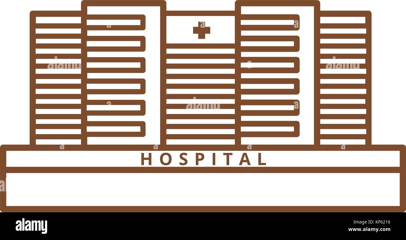Large Hospital Building Stock Vector Image & Art - Alamy