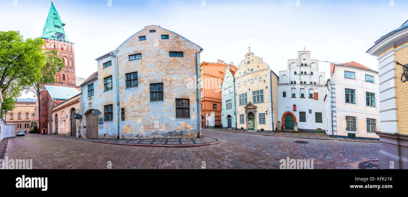 Three Brothers Houses in Riga Stock Photo - Alamy