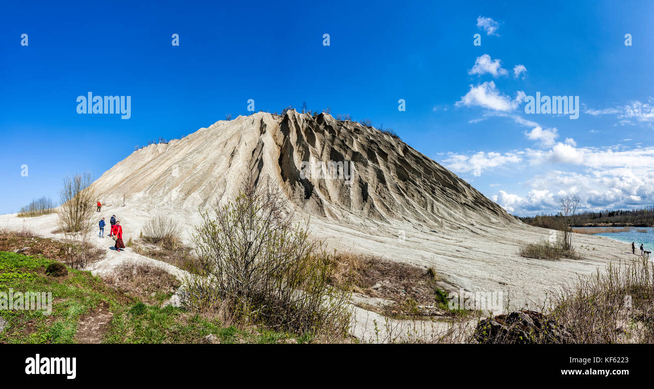 Large mining spoil tip hill hi-res stock photography and images - Alamy