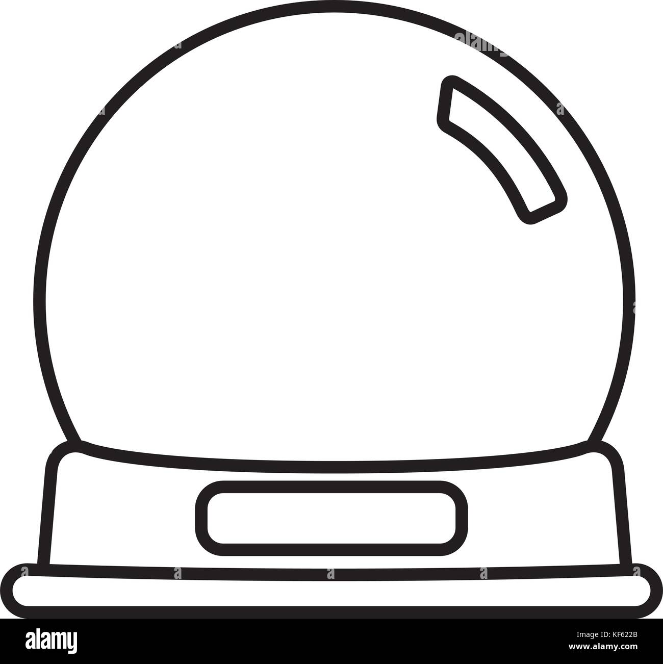 Blank snow globe Stock Vector Images - Alamy