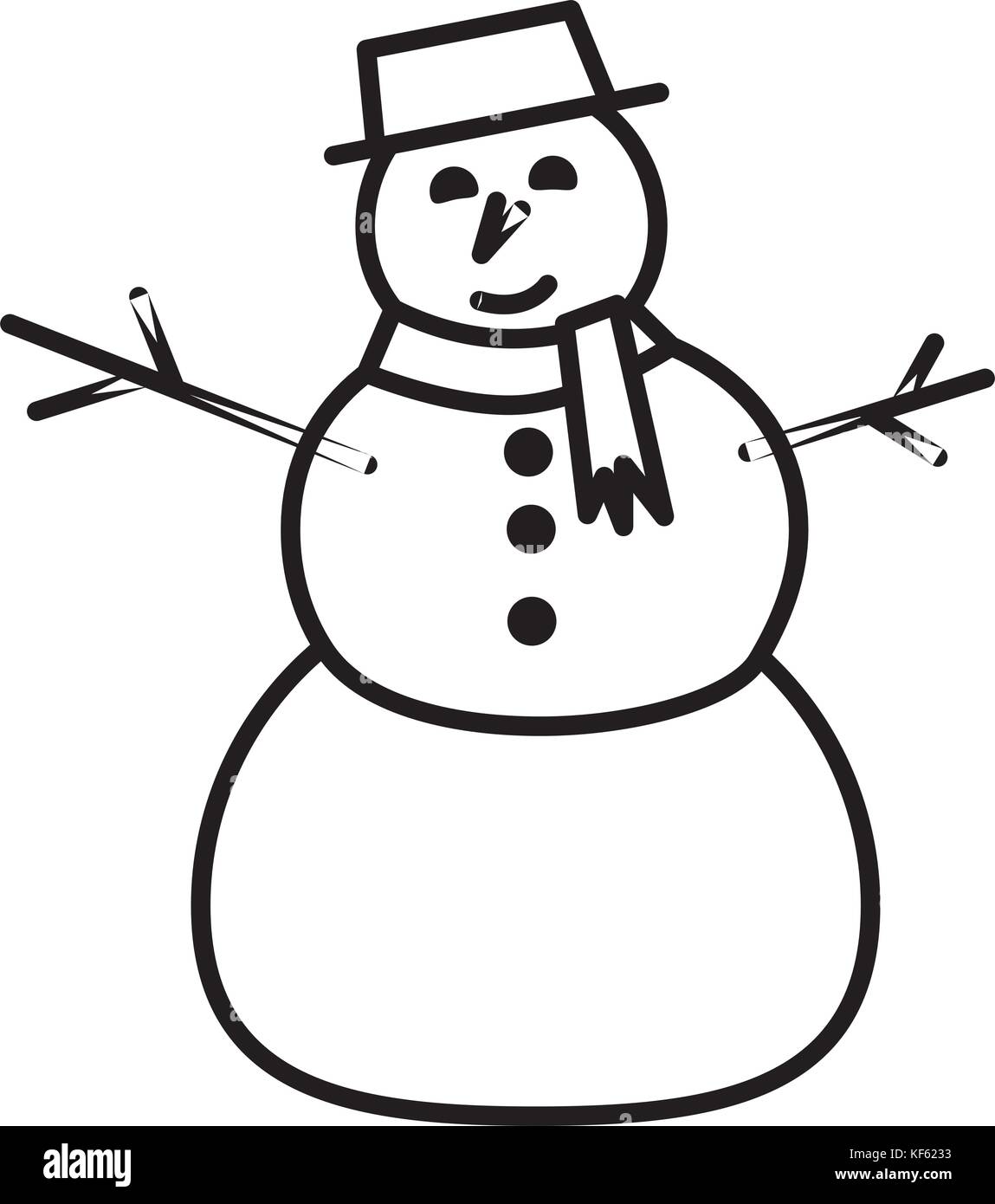 Snowman snow hand sign hi-res stock photography and images - Alamy