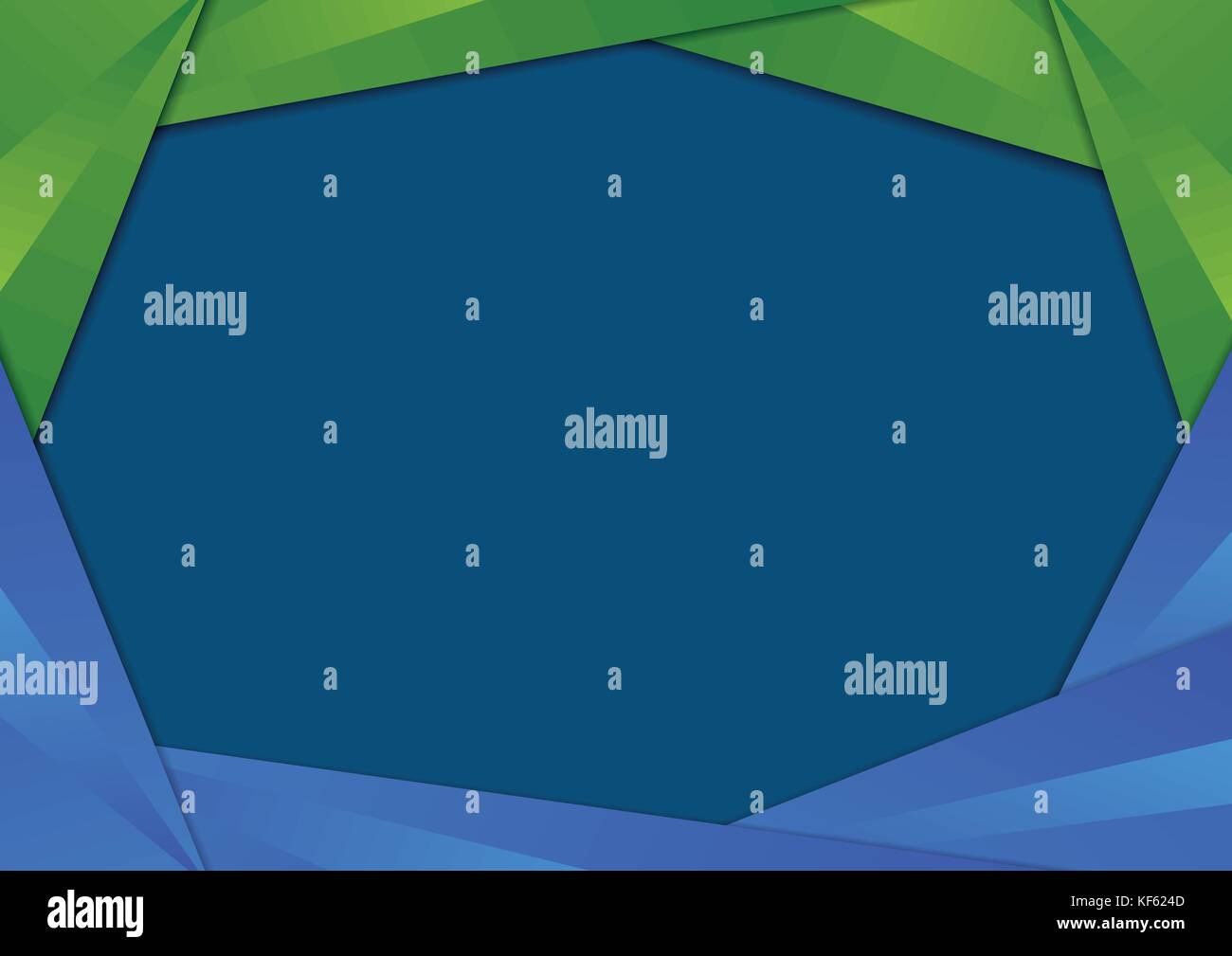 Green and Blue triangle frame border Stock Vector Image & Art - Alamy