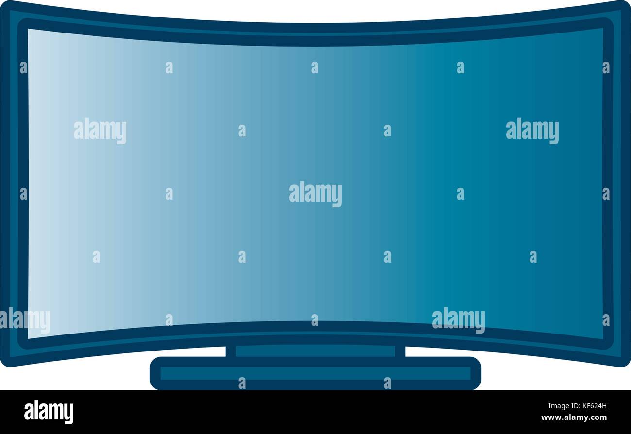 Curved tv screen hi-res stock photography and images - Alamy