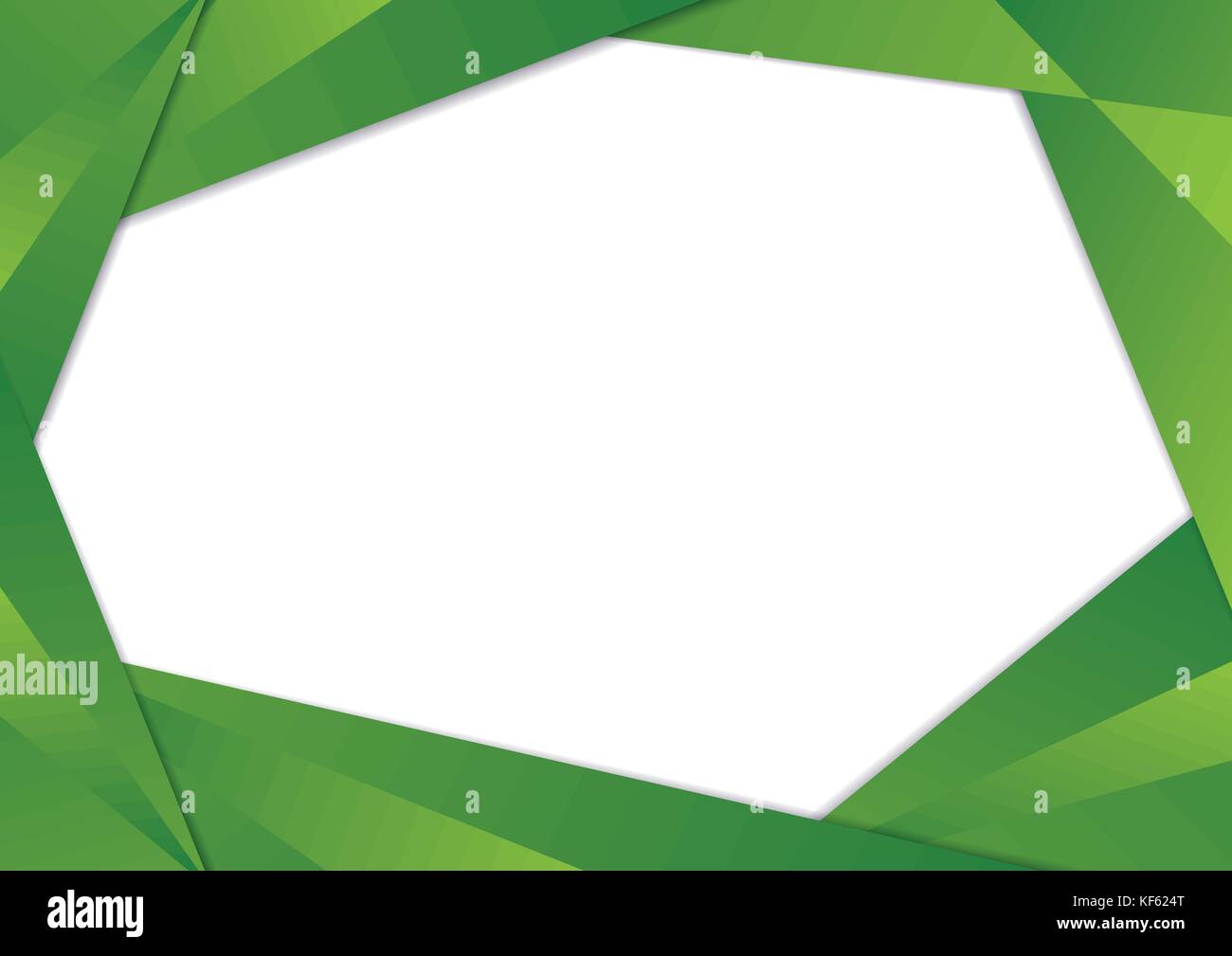 Green triangle frame border Stock Vector Image & Art - Alamy