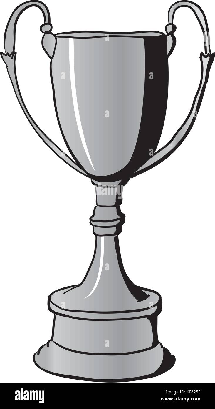 Silver Winners Cup Stock Vector Image & Art - Alamy