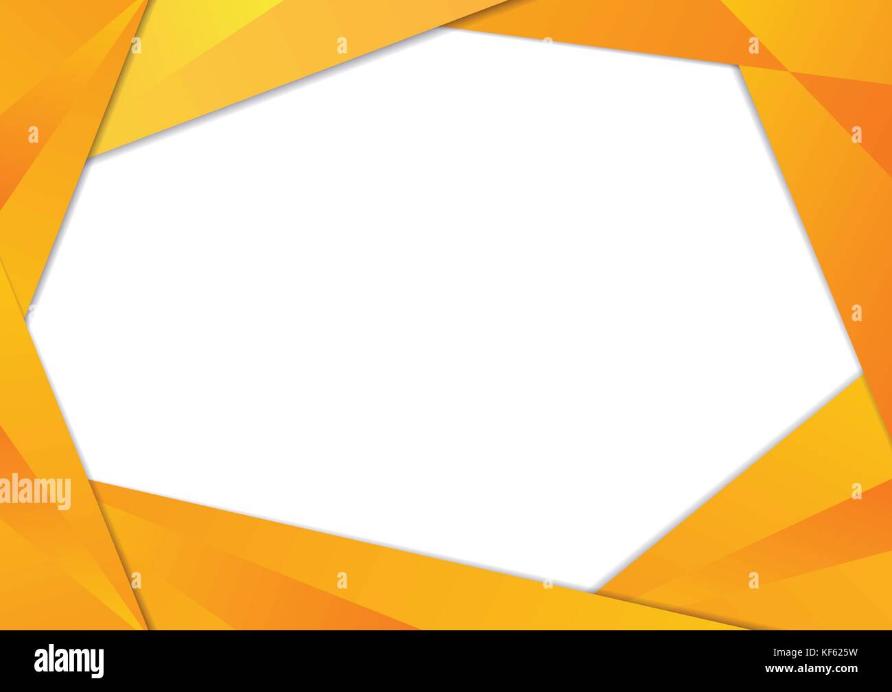 Yellow triangle frame border Stock Vector Image & Art - Alamy