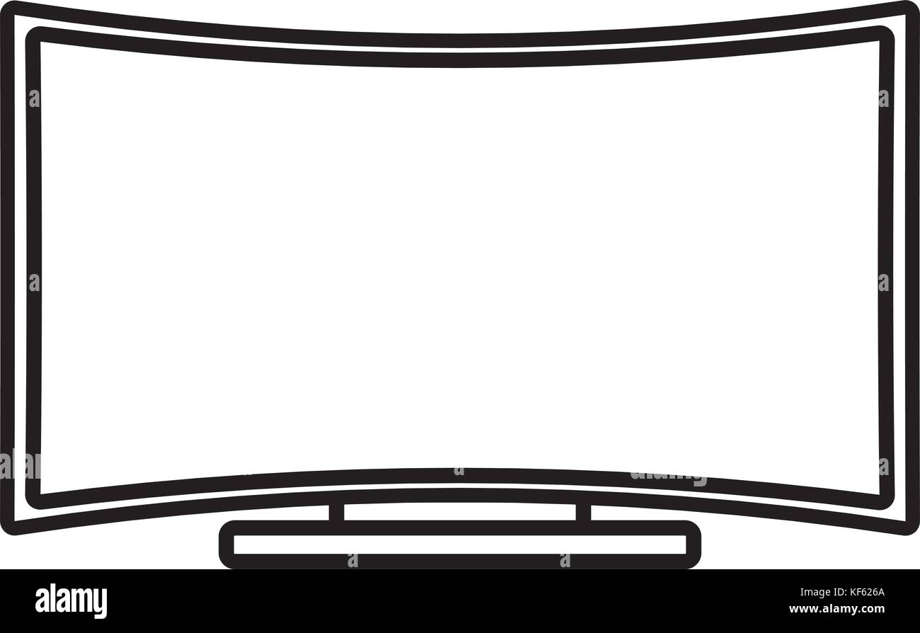 Flat Screen Tv Coloring Page