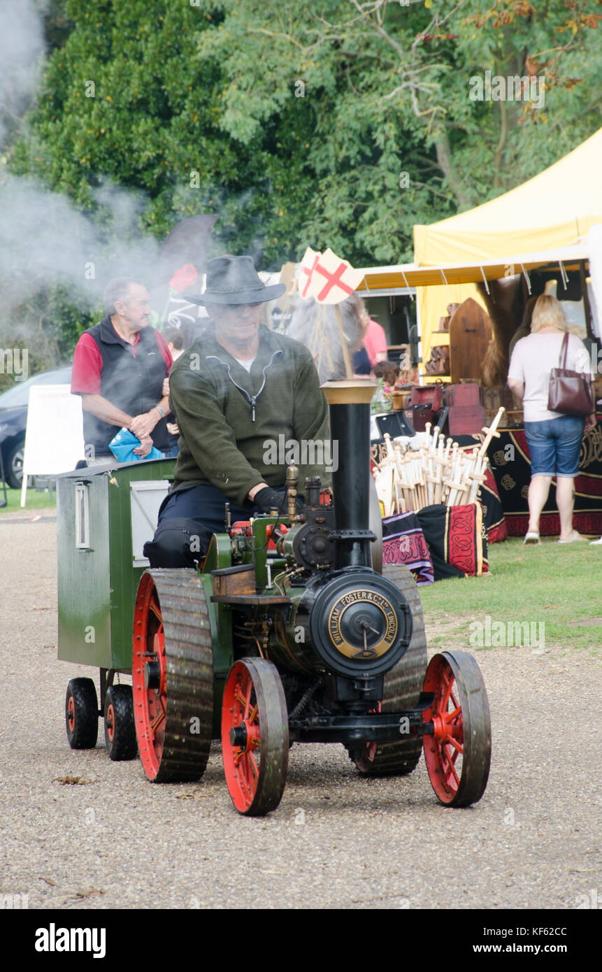 Man riding miniature steam train hi-res stock photography and images ...