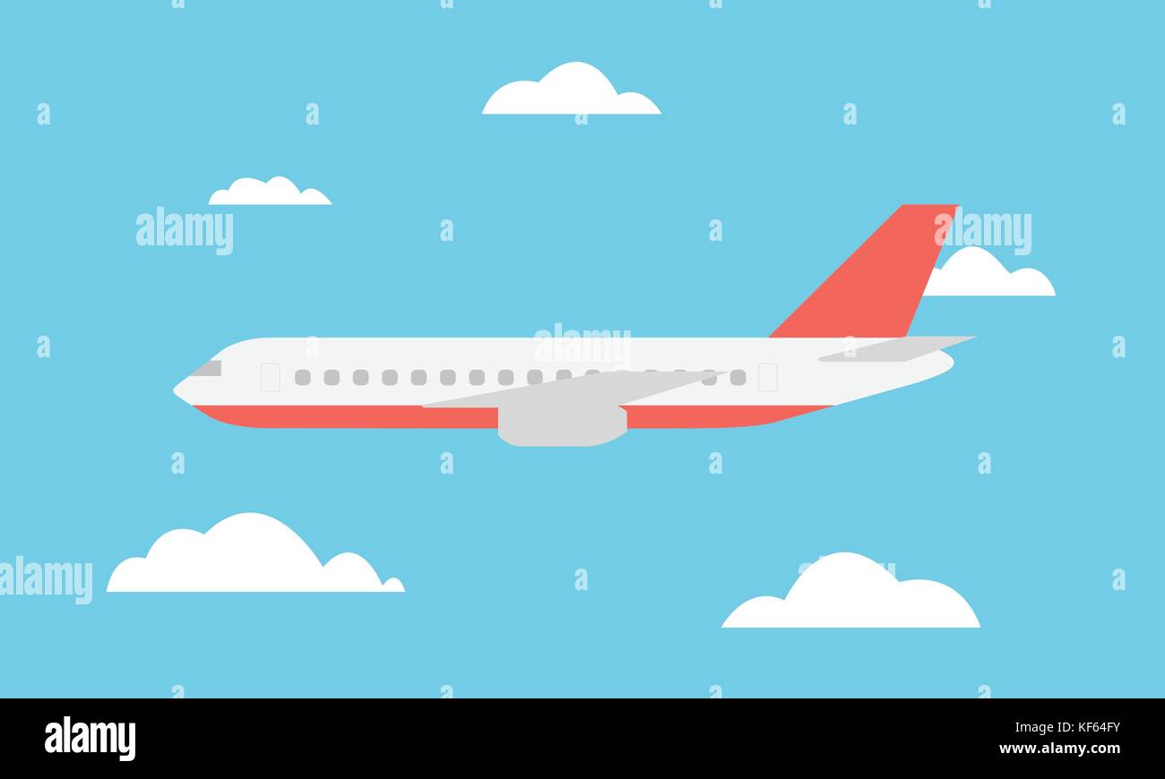 Blue plane cartoon hi-res stock photography and images - Alamy