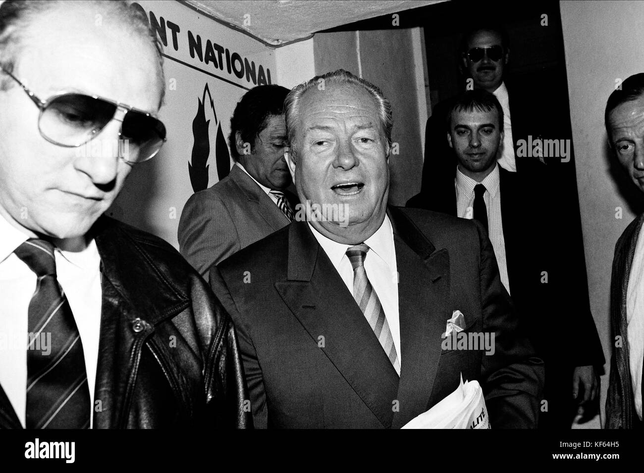 Jean-Marie Le Pen, President of French National Front (FN) pays visit ...