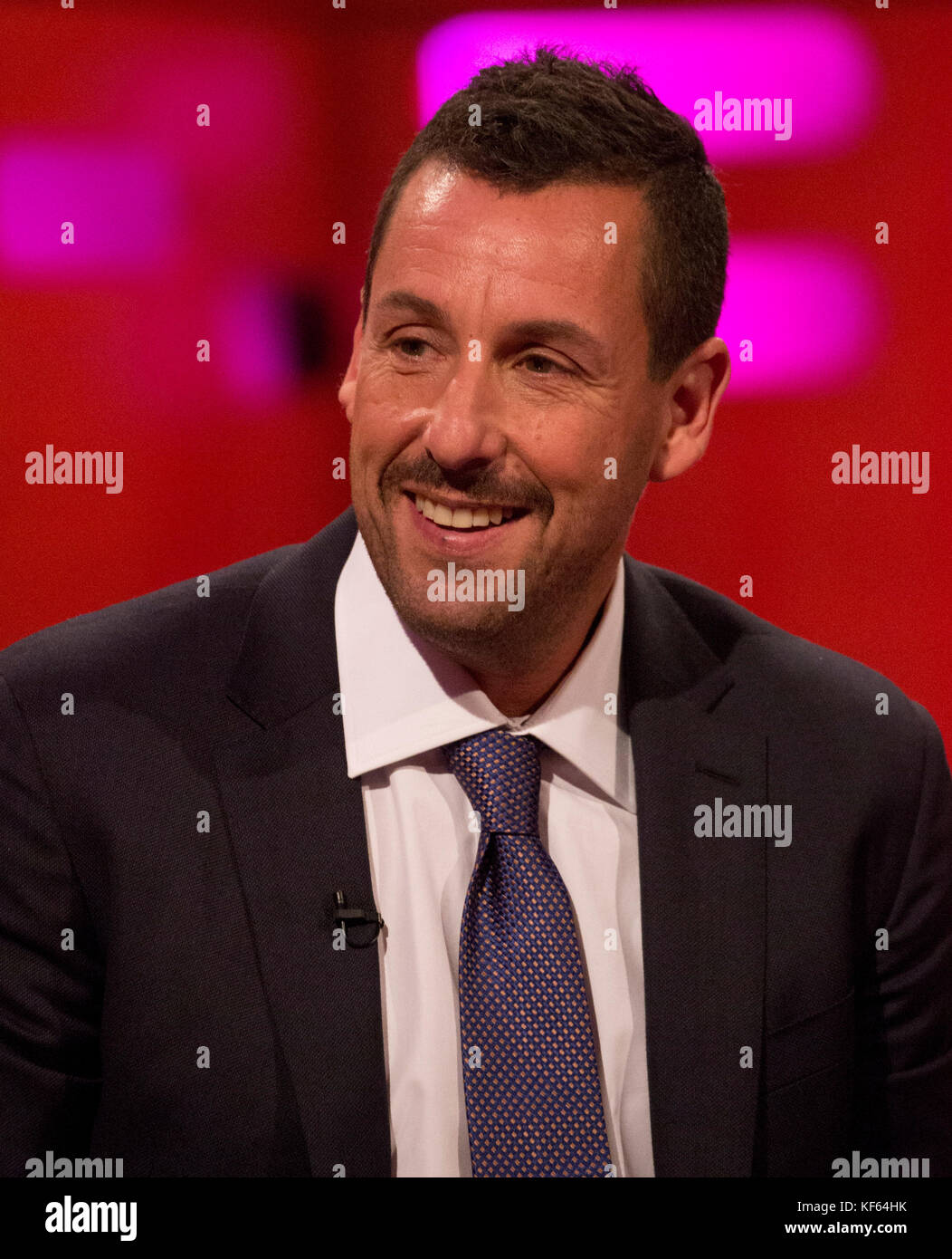 Adam Sandler during filming of the Graham Norton Show at the London ...