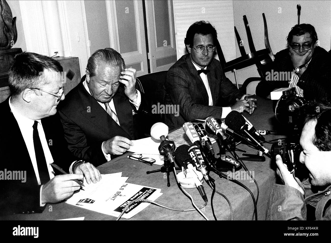 Jean-Marie Le Pen, President of French National Front (FN) pays visit ...