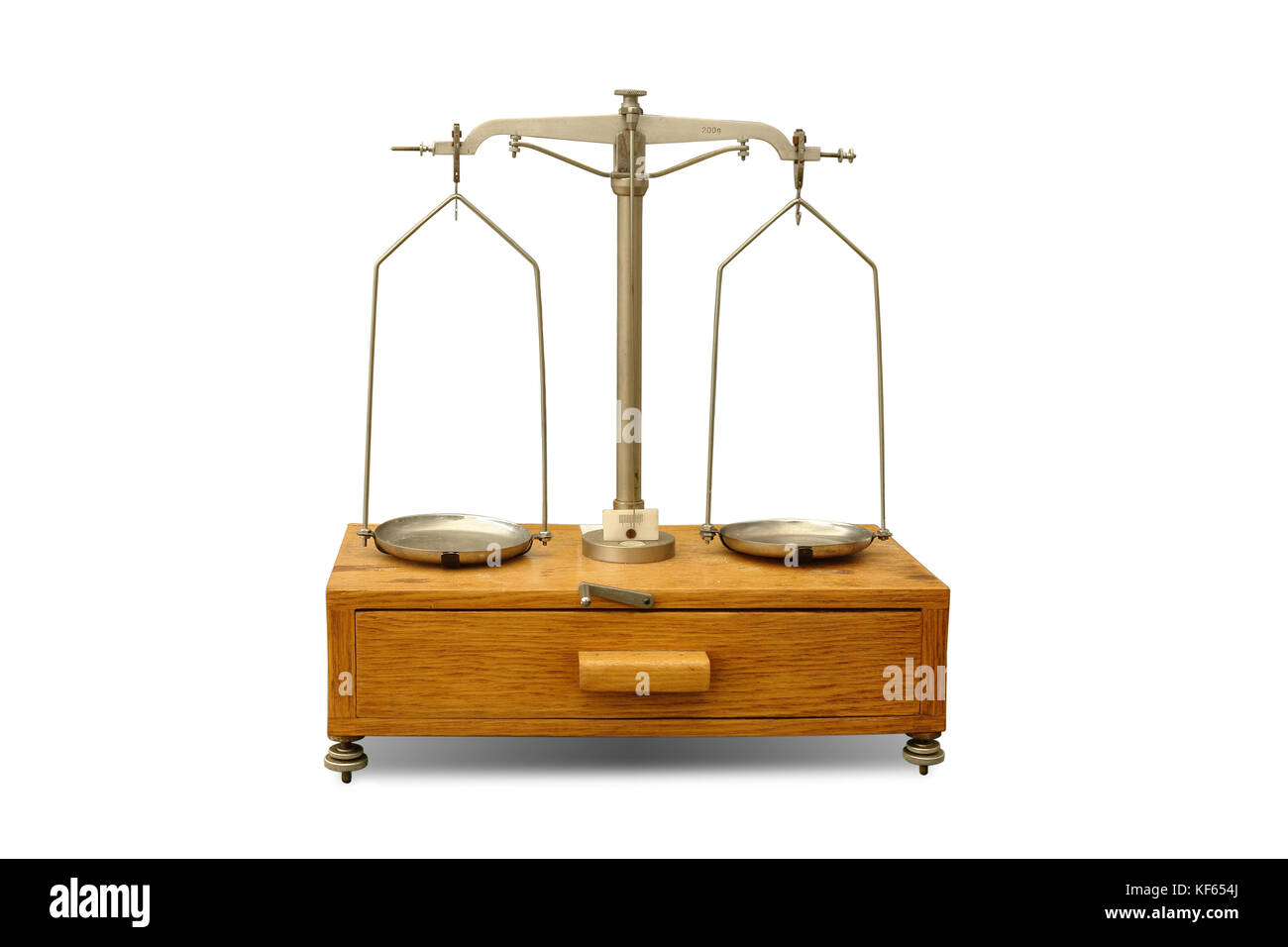 Old general laboratory balance isolated on white background Stock Photo ...